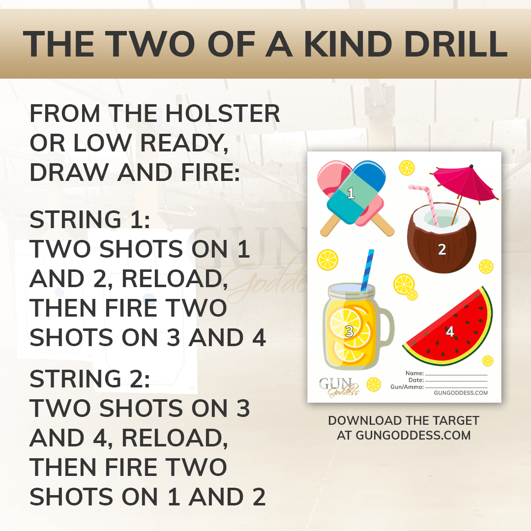 The Double Tap Shooting Drill | Gun Goddess - GunGoddess.com