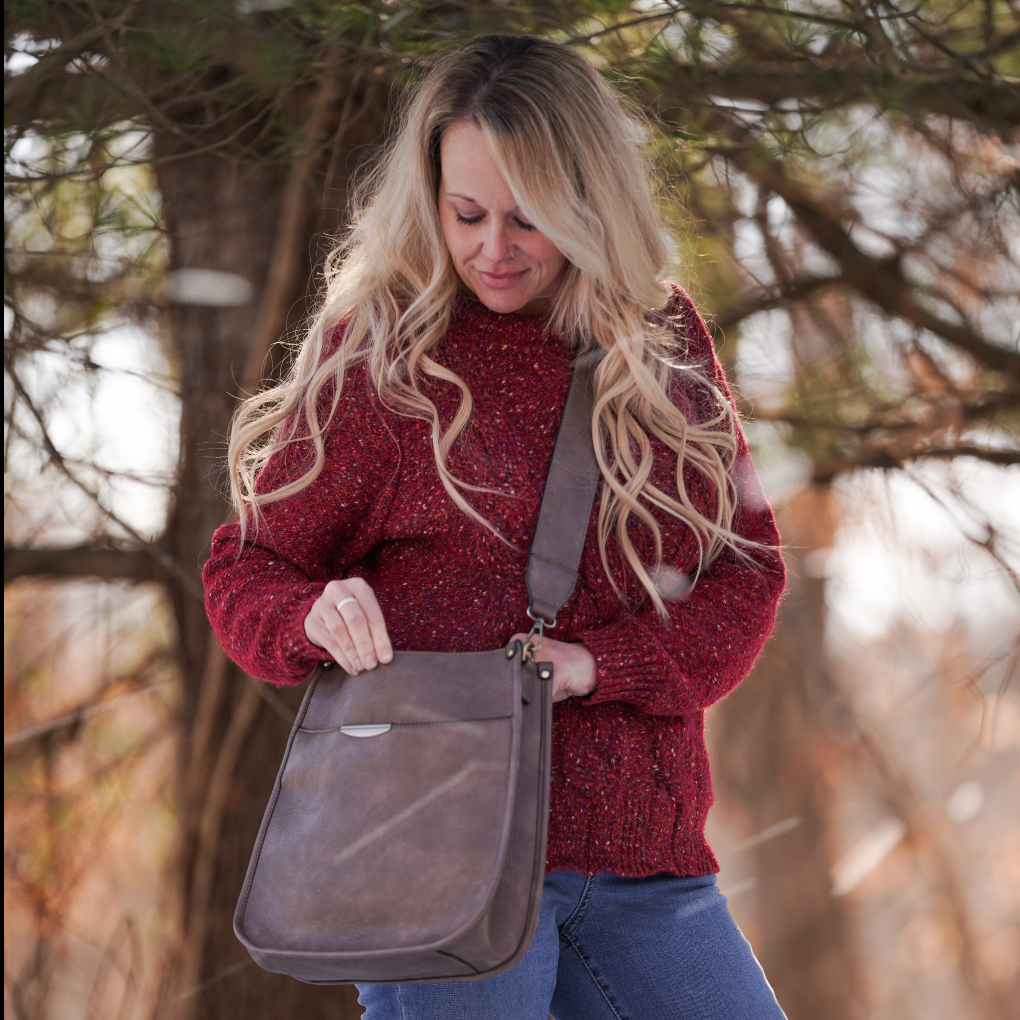 Ava Concealed Carry Crossbody | Gun Purse | Gun Goddess - GunGoddess.com